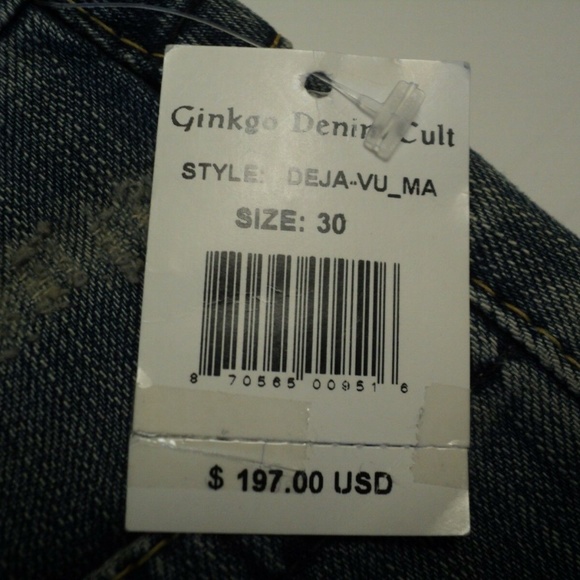 Ginkgo Denim Cult Jeans | New Ginkgo Denim Cult Jeans Jr 3x3 Dejavu ...